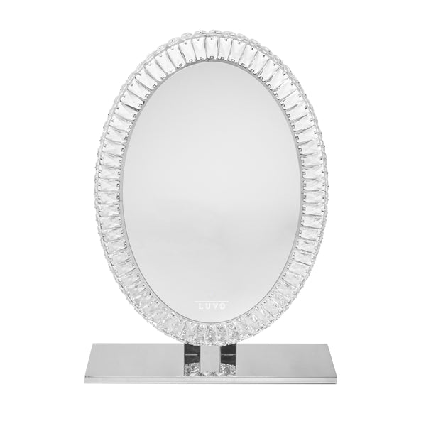 Diamond Vanity Mirror | Glamorous LED Lighted Mirrors – Luvo Store